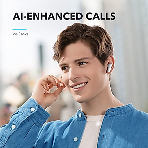 Soundcore by Anker P20i True Wireless Earbuds, 10mm Drivers with Big Bass, Bluetooth 5.3, 30H Long Playtime, Water-Resistant, 2 Mics for AI Clear Calls, 22 Preset EQs, Customization via App