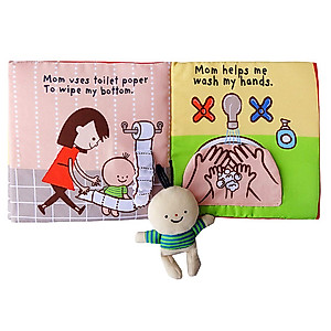 Xiaoyu Soft Books for Newborn Babies, Soft Activity Baby Book, Educational Toy for Boy & Girl, Touch and Feel Activity, Bedtime Story, Potty