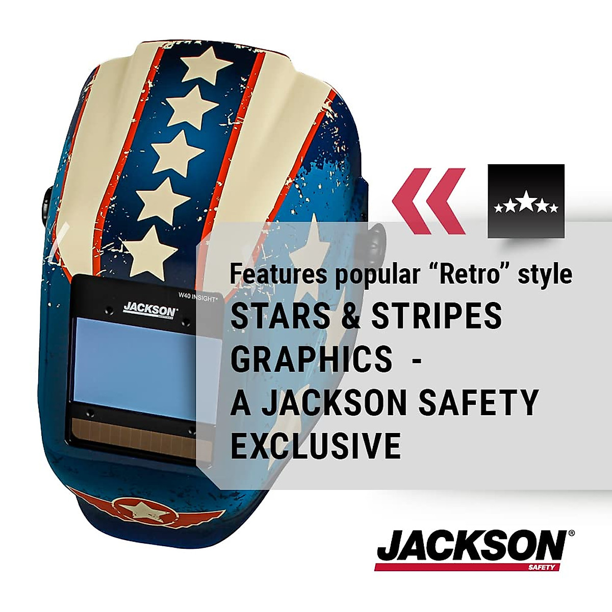 Jackson Safety HLX 100 Welding Hood - Ultra Lightweight Auto Darkening Welding Helmet with Insight Digital Variable ADF - ANSI Z87.1