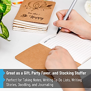 Mr. Pen- Kraft Notebooks, A6 Sized, 4.25 x 5.9, 6 pcs, Mini Notebooks, Small Journal Notebook, Lined Pocket Notebook, Mini Notebook, Cute Mini Notebook, Kraft Paper Notebook, a6 Notebook