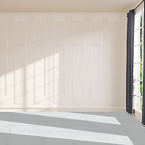 LOHISHIL 32PCS 12 * 12in Stick Floor Tile White Floor Tiles Self, Adhesive Wall Tiles Peel and Stick Floor Tiles Bathroom Floor Stickers for Kitchen, Bedroom, Hallways, Garages, Lobbies(White)