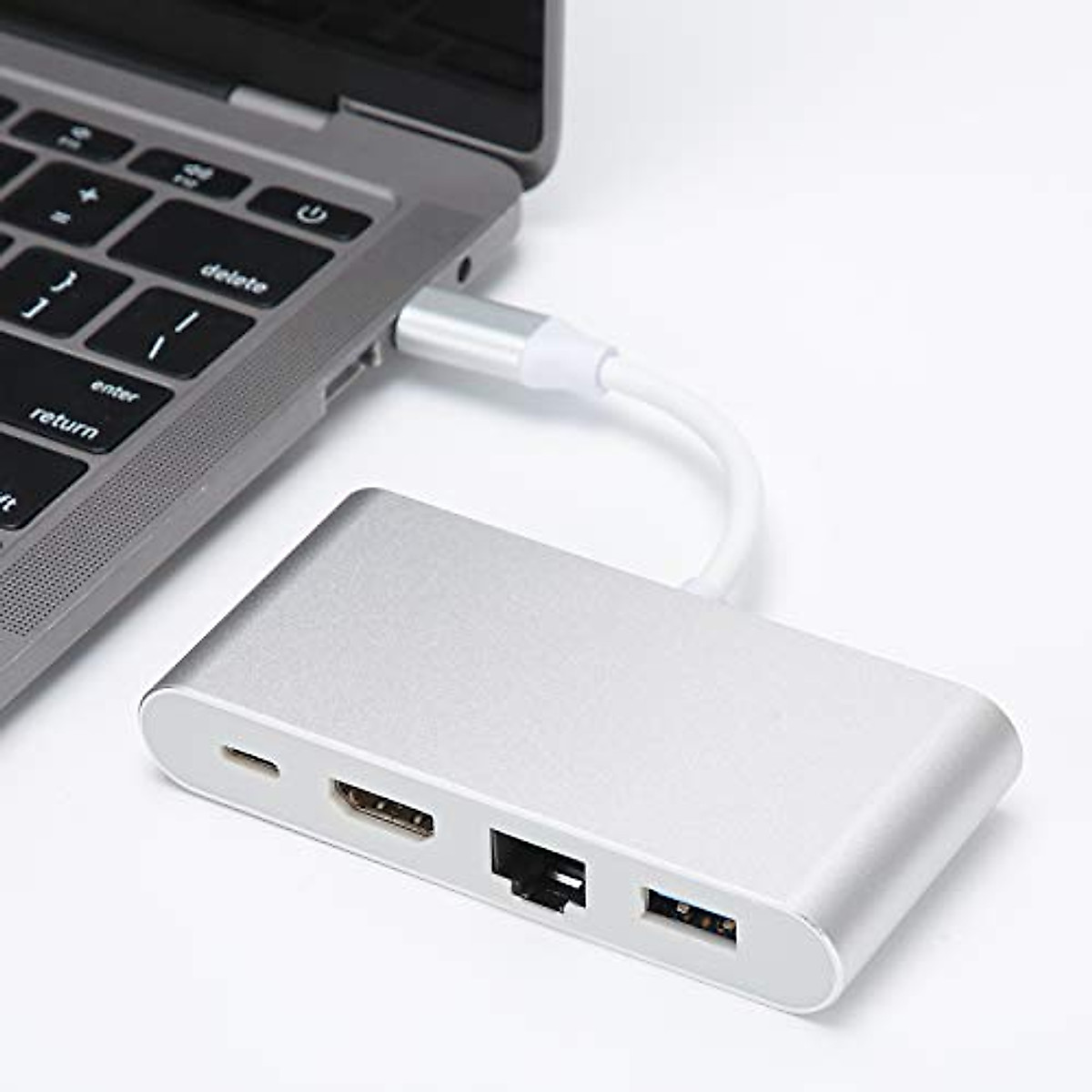 Type-C Adapter RJ45 Powerful Heat Dissipation All‑Round Enhancement Type‑C Adapter for Home Office