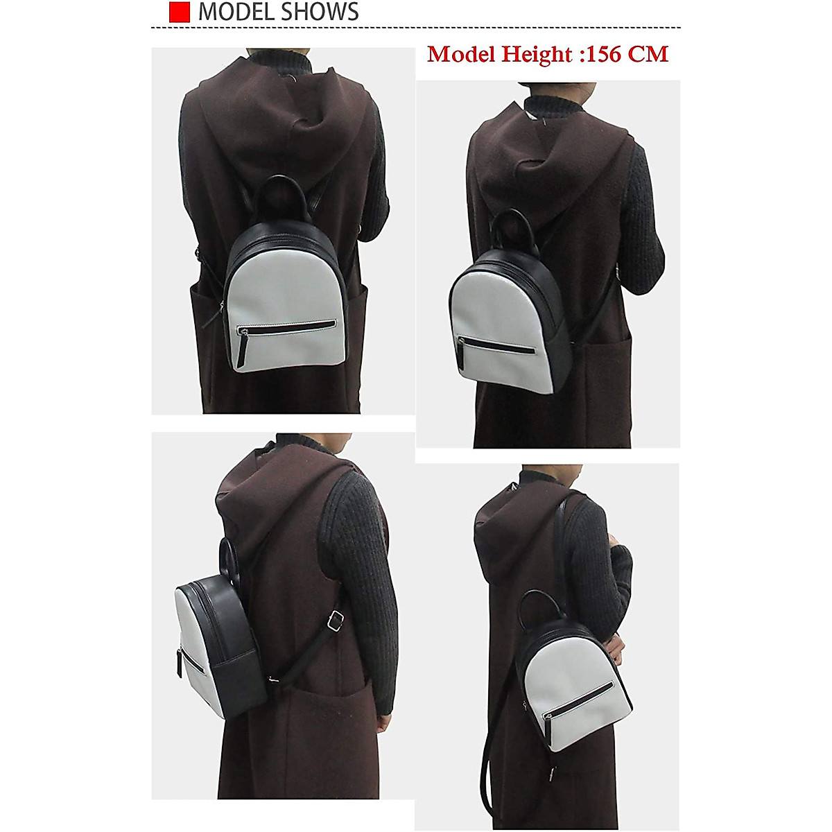 Aoopistc Skull Shoulder Backpack The Kissing Lovers Mini Leather Sackpacks Human Skeleton Print Travel Daypack for Women