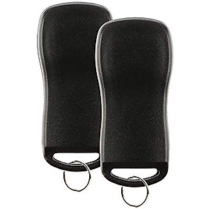 Discount Keyless Replacement Key Fob Car Remote and Uncut Transponder Key Compatible with KBRASTU15, CWTWB1U733, ID 46, NI04T (2 Pack)