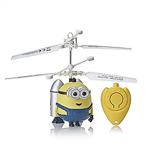 WOW! PODS Minions: Rise Of Gru - Otto Jetpack RC Flying Ball, Interactive Mini Remote Controlled Helicopter Toy for Kids Ages 4+
