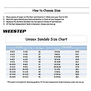 Weestep Essential Lightweight Double Buckle Slip-on Flat Adjustable Women's Men's Sandals