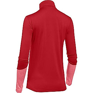 Under Armour Women's UA Locker ½ Zip XXL Red