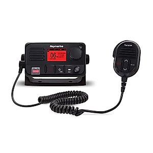 Raymarine E70516, Ray63 Marine VHF Radio, Black, Small