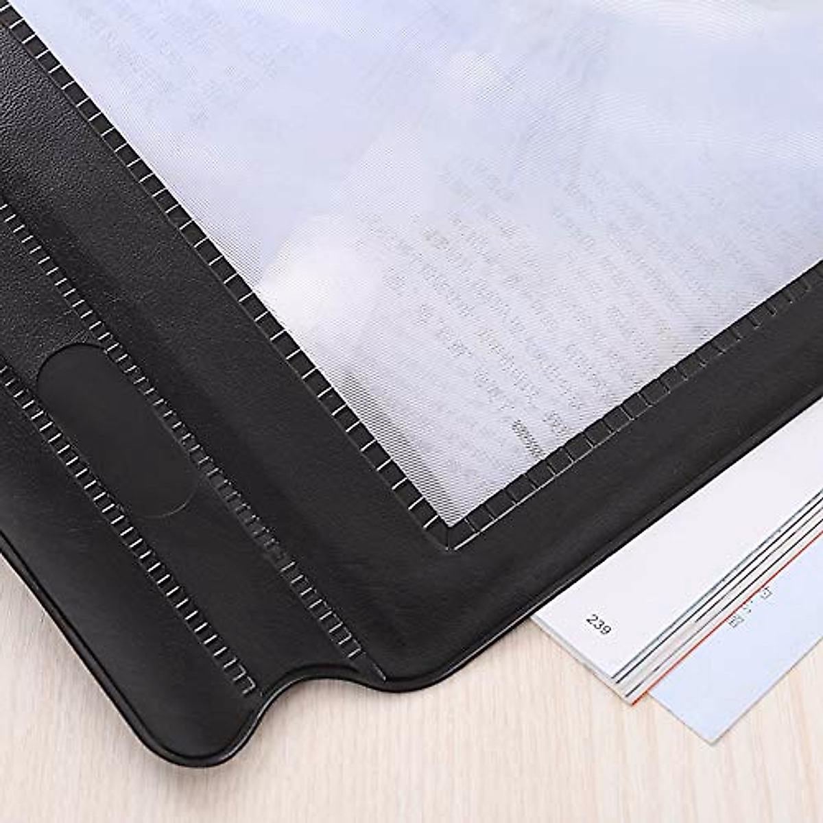 3X Full Page Magnifier A4 Large Sheet Reading Magnifying Glass Portable Reading Aid Lens for Reading Books & Newspapers & Low Vision Aids