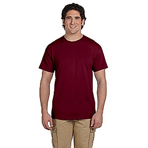 Fruit of the Loom 5 Oz, 100% Heavy Cotton HD T-Shirt, Medium, Maroon