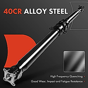 A-Premium Rear Complete Drive Shaft Prop Shaft Driveshaft Assembly Compatible with Toyota Tacoma 1995-2004 3.4L Extended Cab Pickup, 4WD Manual Transmission, Replace# 3710035740, 371003D220