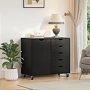 YITAHOME FTOFWF Storage Drawer, 15.7" D x 30.7" W x 26.3" H, Black