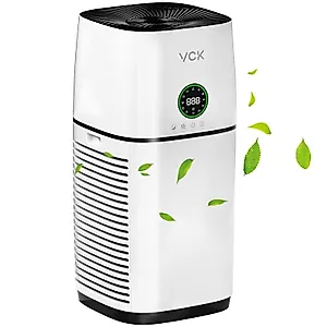 Air Purifier with H14 True HEPA Filter and PM2.5 Monitor, Quiet Air Purifier CARD up to 500 for Home Bedroom Large Room