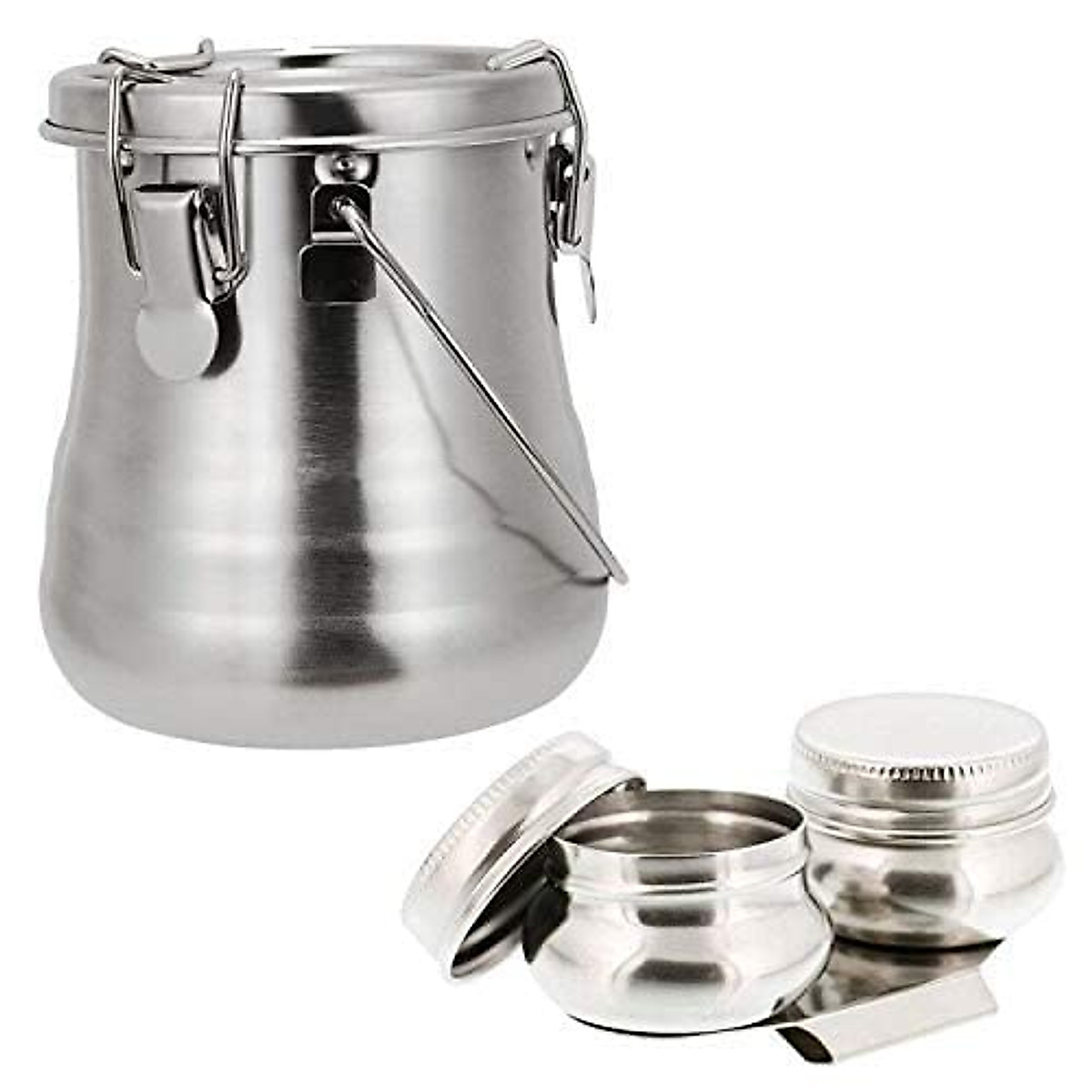 MyLifeUNIT Paint Brush Washer (Large) and Double Dipper Palette Cup Bundle