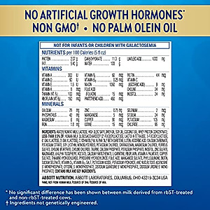 Similac 360 Total Care Infant Formula, with 5 HMO Prebiotics, Our Closest Formula to Breast Milk, Non-GMO, Baby Formula, Ready-to-Feed, 2-fl-oz Bottle (Case of 12)