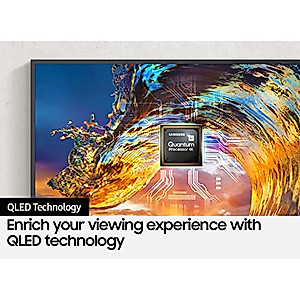 SAMSUNG 85” Class LS03A The Frame QLED 4K Smart TV with Art Mode, Quantum Dot, HDR, QN85LS03AAFXZA, 2021 Model (Renewed)
