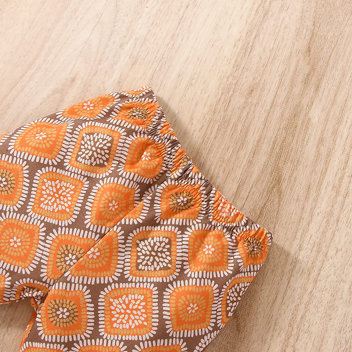 Toddler Girl Summer Clothes Baby Boho Outfit Strap Crop Cami Top Bell Bottom Pants Set Floral Groovy Clothing (White&Yellow,2-3T)