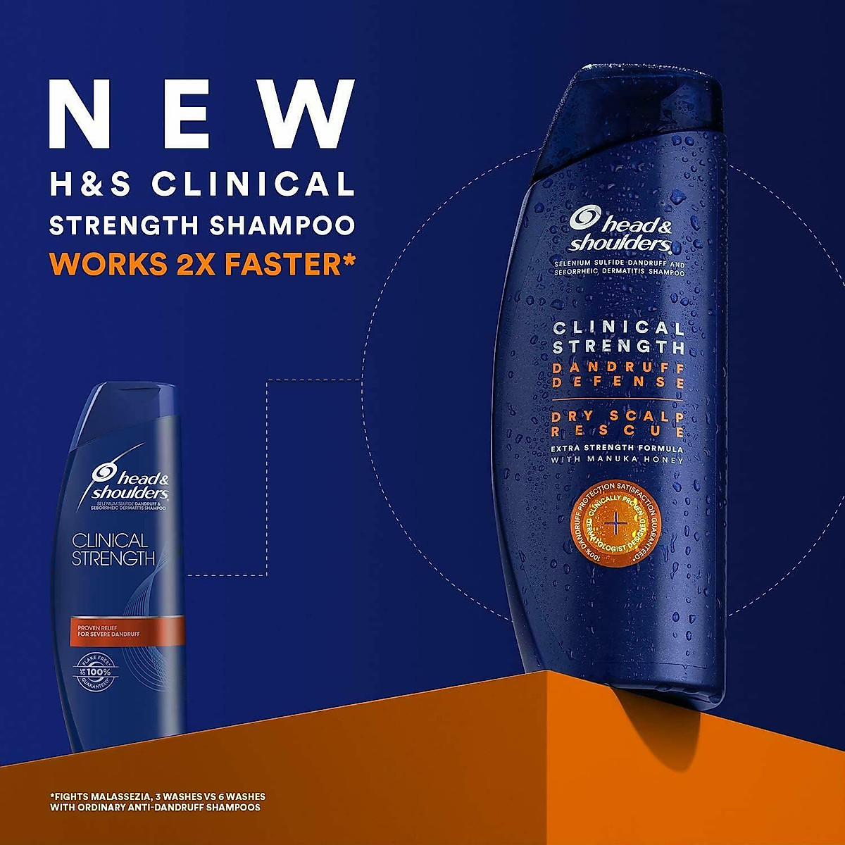 Head & Shoulders Dandruff Shampoo, Clinical Strength 14.2 oz (Pack of 3)