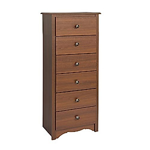 Cherry Monterey Tall 6 Drawer Chest & Monterey 6 Drawer Dresser, Cherry