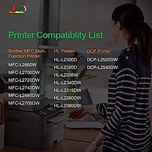 EBY Compatible Drum Replacement for Brother DR630 DR 630 DR-630 Drum Unit MFC-L2700DW HL-L2320D HL-L2380DW HL-L2340DW MFC-L2720DW MFC-L2740DW MFC-L2707DW (Black, 1-Pack)