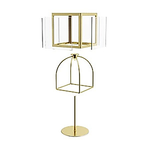 Umbra Rocker 360-degree Rotating Cube Multi Picture Frame, Regular, Brass