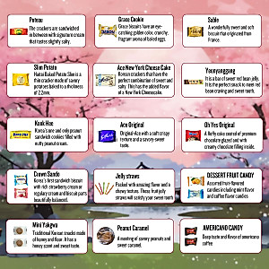 Korean Snack Box Variety Pack - 46 Count Snacks Individual Wrapped Gift Care Package Bundle Sampler Tiktok Asian Challenge Assortment Mix Candy Chips Cookies Ramen Gummy Treats for Kids Children