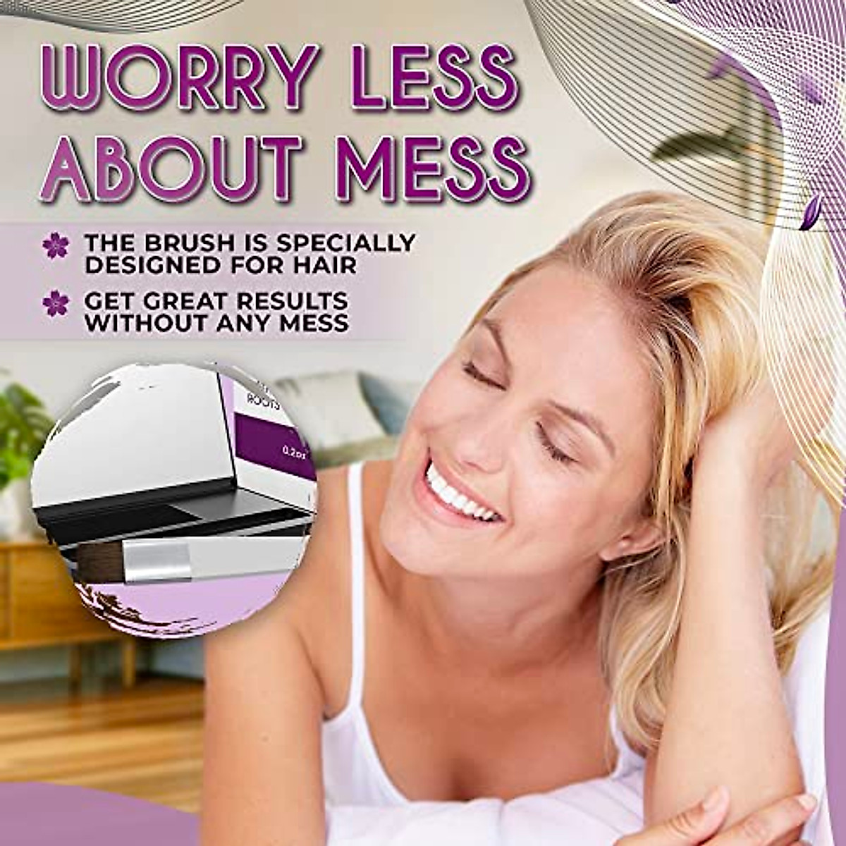 Premium Root Touch Up - Temporary Instant Root Concealer for Extending Time Between Coloring - Cover Up Grays and Roots with Color and no Spray - Lasts Until You Shampoo - Blonde