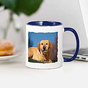 CafePress YELLOW LAB Mug Ceramic Coffee Mug, Tea Cup 11 oz