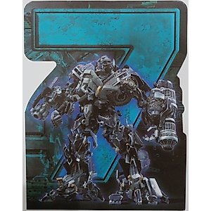 Transformers - Happy 7th Birthday Greeting Card"Activate the Fun" - Seven Seventh 7