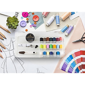 Yiktop Acrylic Eyeglass Organizer, Stackable Sunglasses Case Storage Organizer with Lid - 2 Pack