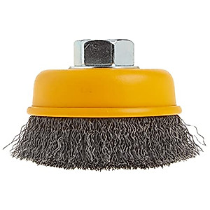DEWALT Wire Cup Brush, Crimped, 3-Inch (DW4920)