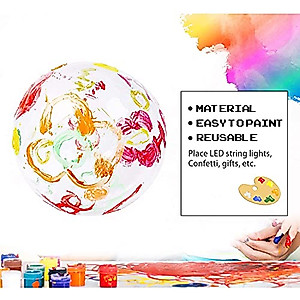 Light up led balloons , Wedding Decorations 10 set warm white 15pcs Transparent Light Balloons Great For Banquets, Outdoor and Indoor Parties, Anniversary, House Party, Family Reunion, Birthday and Event Centerpieces (warn white) (20 inch--10 set)