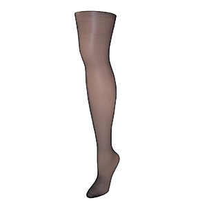 Hanes Silk Reflections Women's Plus-Size Control Top Enhanced Toe Pantyhose, Town Taupe, Petite