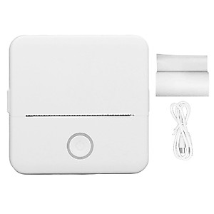 JTLB Portable Mini Thermal Printer, X6 Mini Pocket Printer for Students, Support One Click Printing, Clear and Stable Print Effect, Suitable for Working Groups