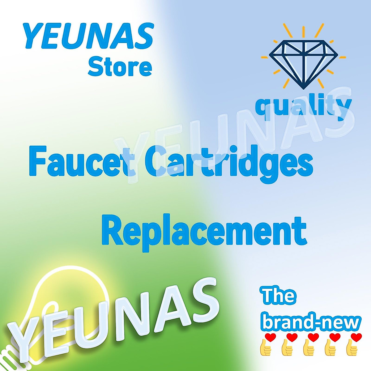 35mm Faucet Ceramic Disc Cartridges Plastic Single Handle Water Mixer Bath Basin Shower Lever Control Valve, Ceramic Disc Cartridge Faucet Valve Replacement Accessories (2 Pack)