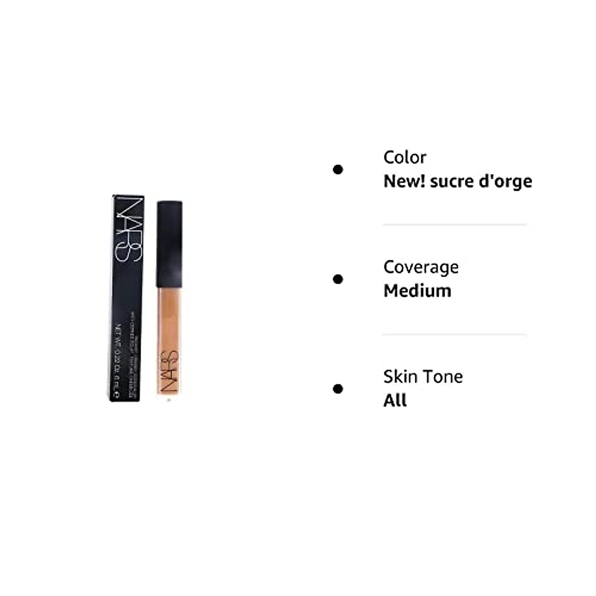 NARS Radiant Creamy Concealer Sucre D'orge 6 ml / 0.22 OZ