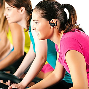 Pyle PWBH18WT Water Resistant Bluetooth Streaming Wireless Headphones with Built-in Microphone, White