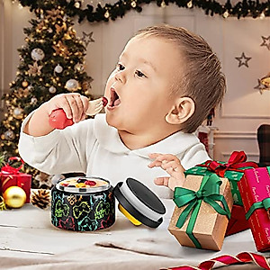 JXXM 8 Oz Thermo Food Jar for Hot & Cold Food for Kids, Insulated Lunch Containers Hot Food Jar,Leak-Proof Vacuum Stainless Steel Wide Mouth Lunch Soup thermo for School,Travel (BLACK-Game Console)