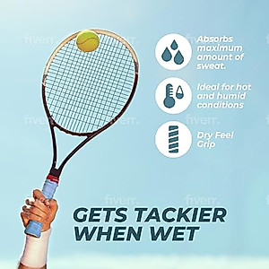 Tourna Grip XL Original Dry Feel Tennis Grip 10 Pack