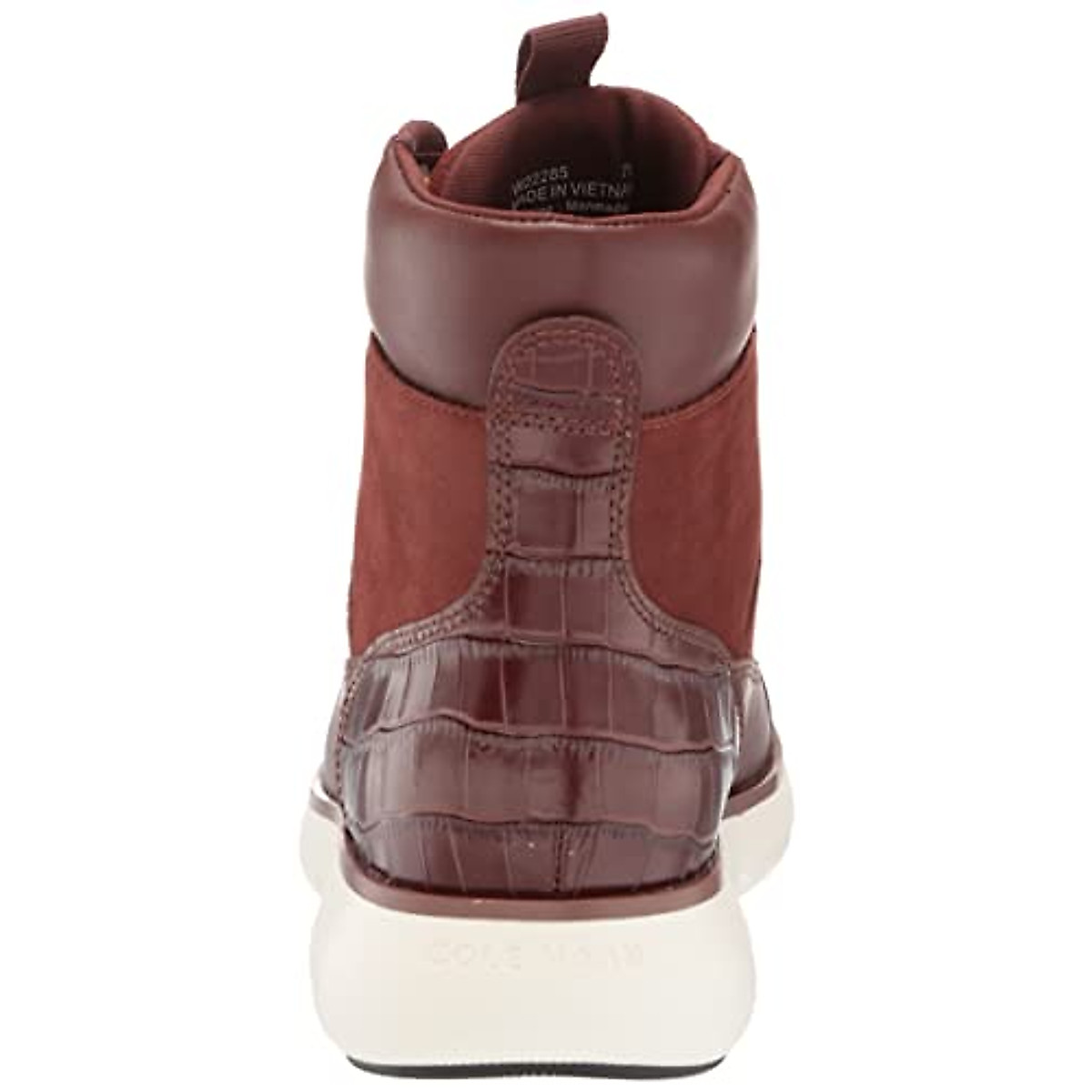 Cole Haan Women's Zerogrand Omni Hiker Boot Hiking, CH Hickory Suede/HIKROY Embossed Crocodile/Ivory Outsole, 9