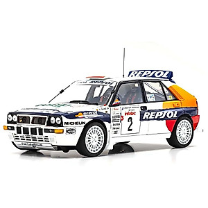 Lancia Delta HF Integrale Evoluzione #2 Carlos Sainz - Luis Moya Jolly Club Tour de Corse - Rallye de France (1993) 1/18 Diecast Model Car by Kyosho K08348J
