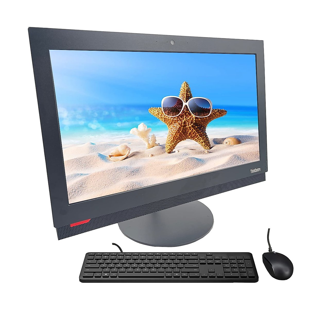 Lenovo ThinkCentre M810z All in One Desktop Computer PC, Intel Core i3-6100 3.70 GHz Processor, 8GB Ram, 256GB SSD, WiFi & Bluetooth, Keyboard Mouse, Win 10 Professional (Renewed)