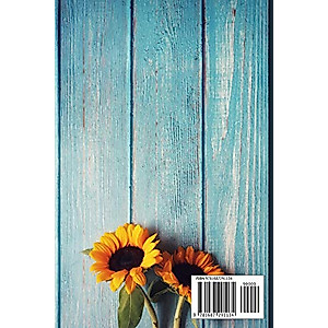 Address Book: Organizer and Notes with Alphabetical Tabs Rustic Sunflower Cover