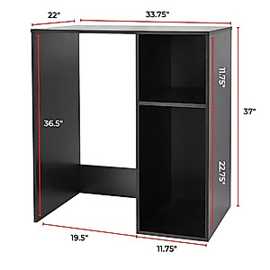 Yak About It Mini Fridge Dorm Station - Black