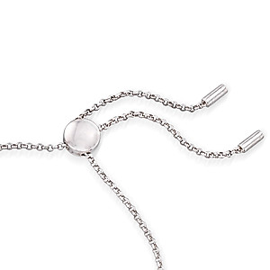 Ross-Simons Sterling Silver and 14kt Yellow Gold Sand Dollar Bolo Bracelet