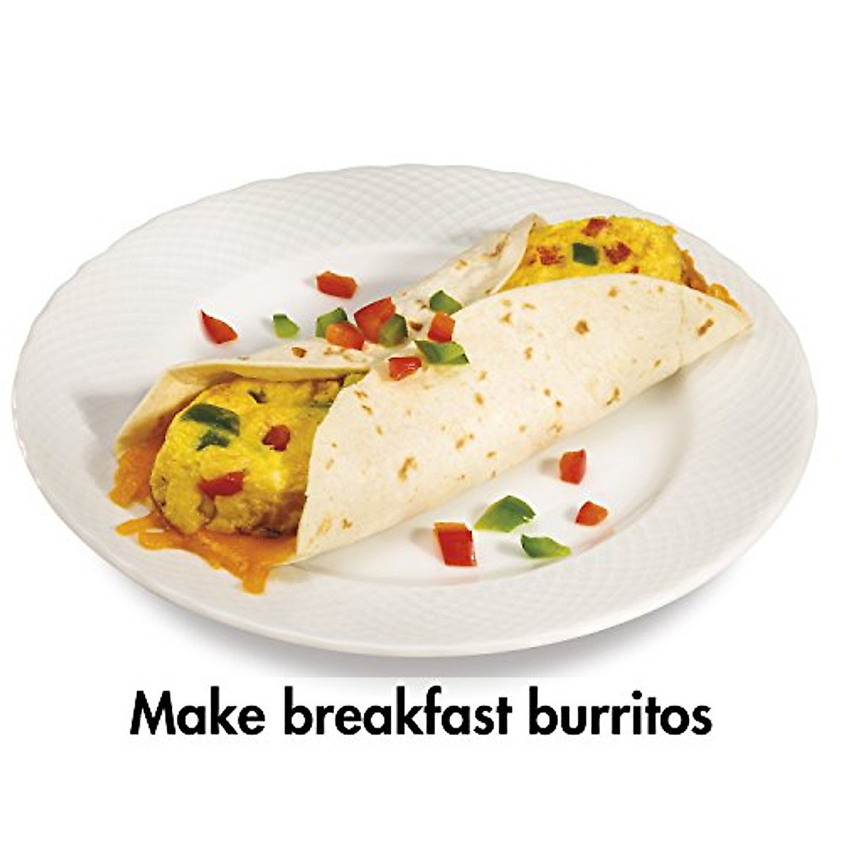Hamilton Beach, Silver 25495 Breakfast Burrito Maker, 9.8 x 8.7 x 5.6 inches