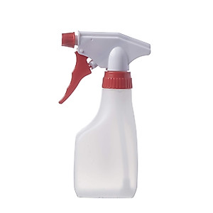 Consolidated Plastics Leakproof Pocket Spray Bottle with Red Sprayer, HDPE, Natural, 8oz, 12 Piece