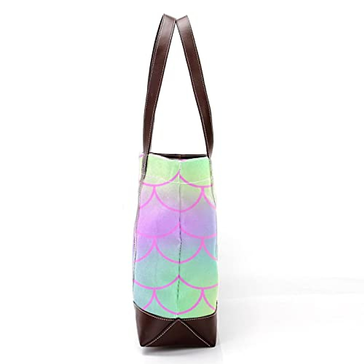 Purses for Women, Tote Bag, Tote Bag for Women, Small Tote Bag, abstract colorful fish scales pattern