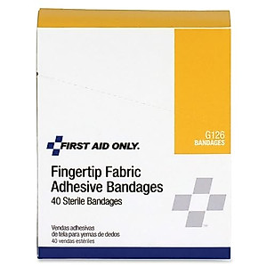 First Aid Only - G126 Fingertip Fabric Bandage, 40 Count