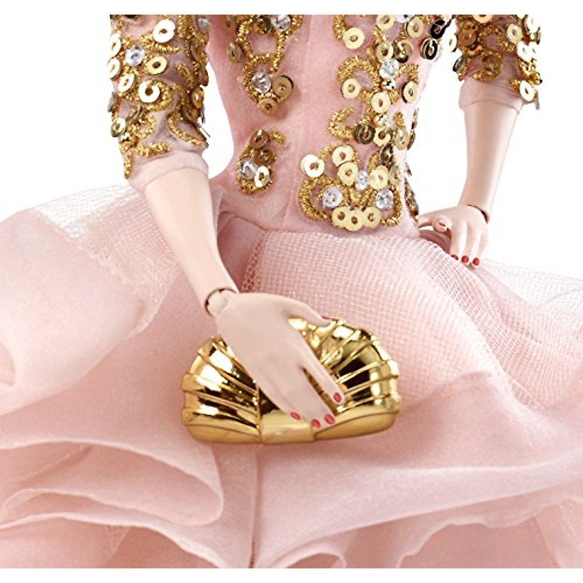 Barbie Blush & Gold Cocktail Dress